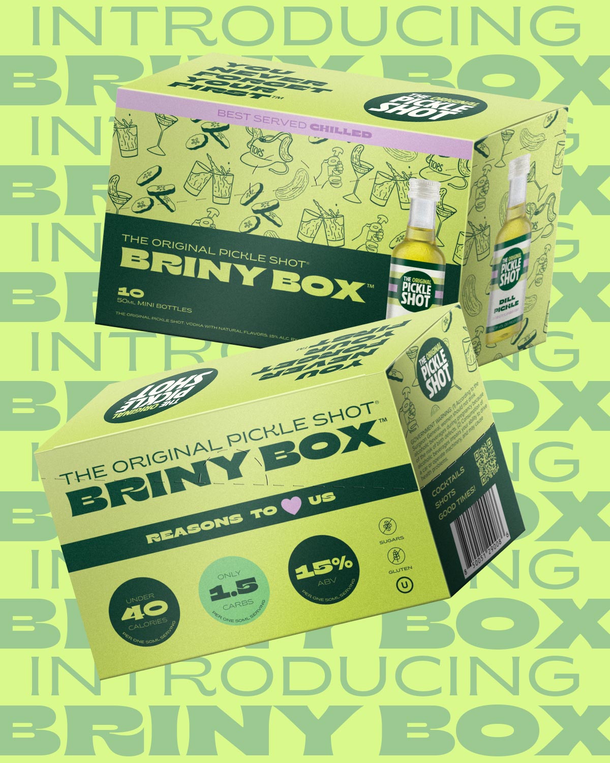 The Original Pickle Shot Introduces The Briny Box Multi-Pack