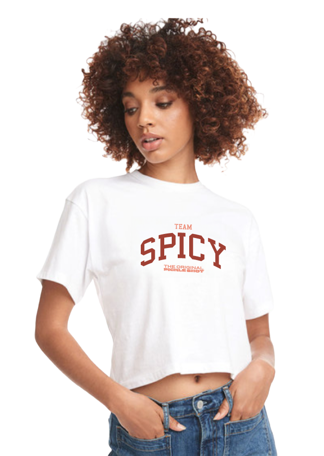 Team Spicy | Cropped Jersey Tee – The Original Pickle Shot